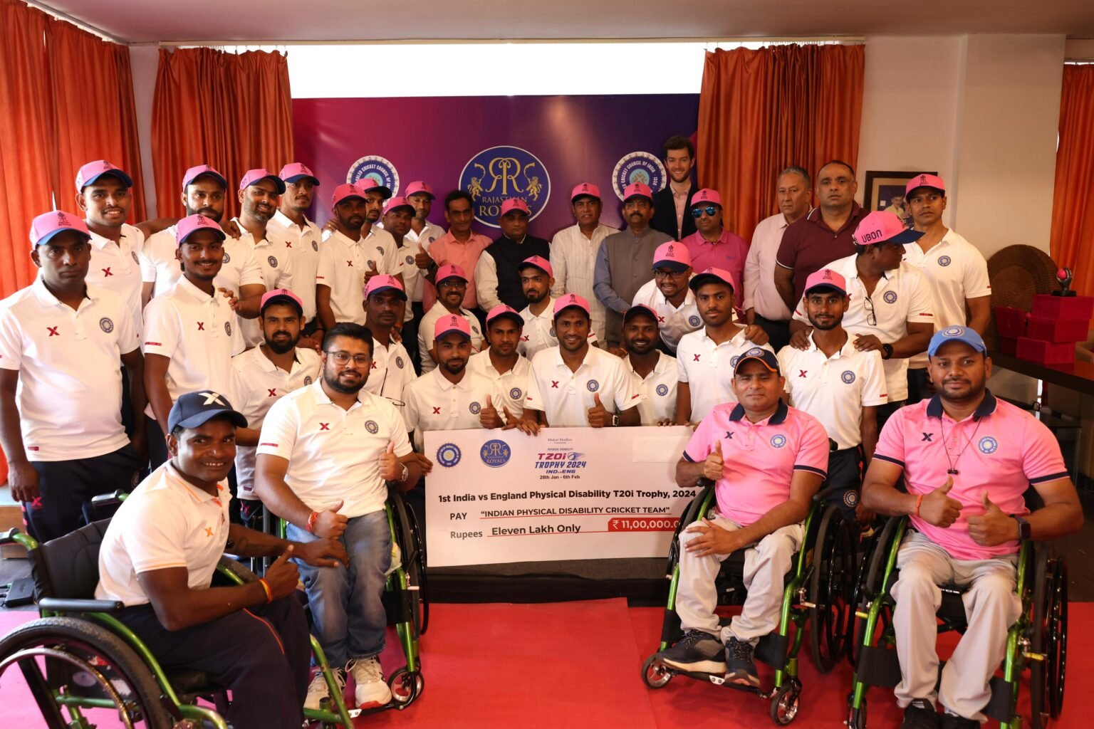 DCCI and Rajasthan Royals felicitate Indian Men's Physical Disability ...