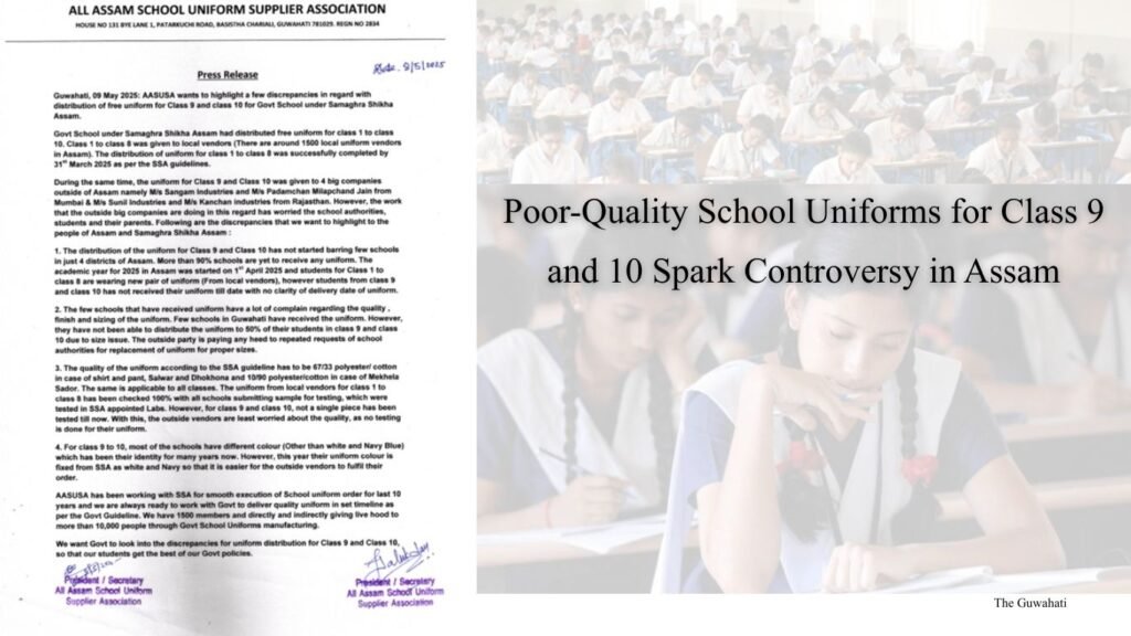 Poor-Quality School Uniforms for Class 9 and 10 Spark Controversy in ...
